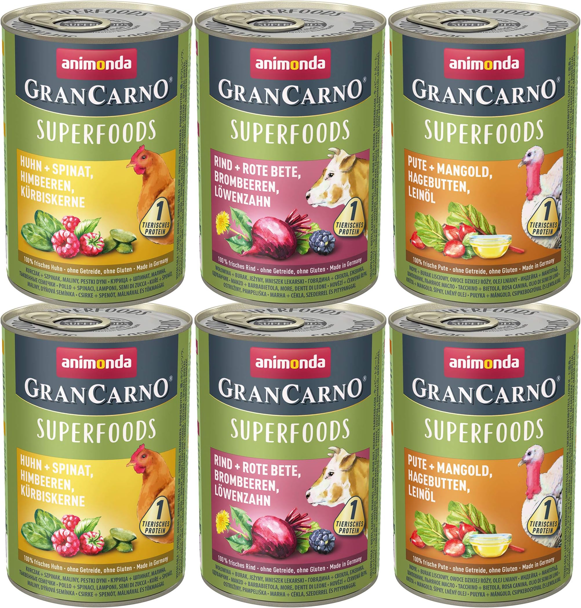 animonda Gran Carno adult Hundefutter, Nassfutter für erwachsene Hunde ...