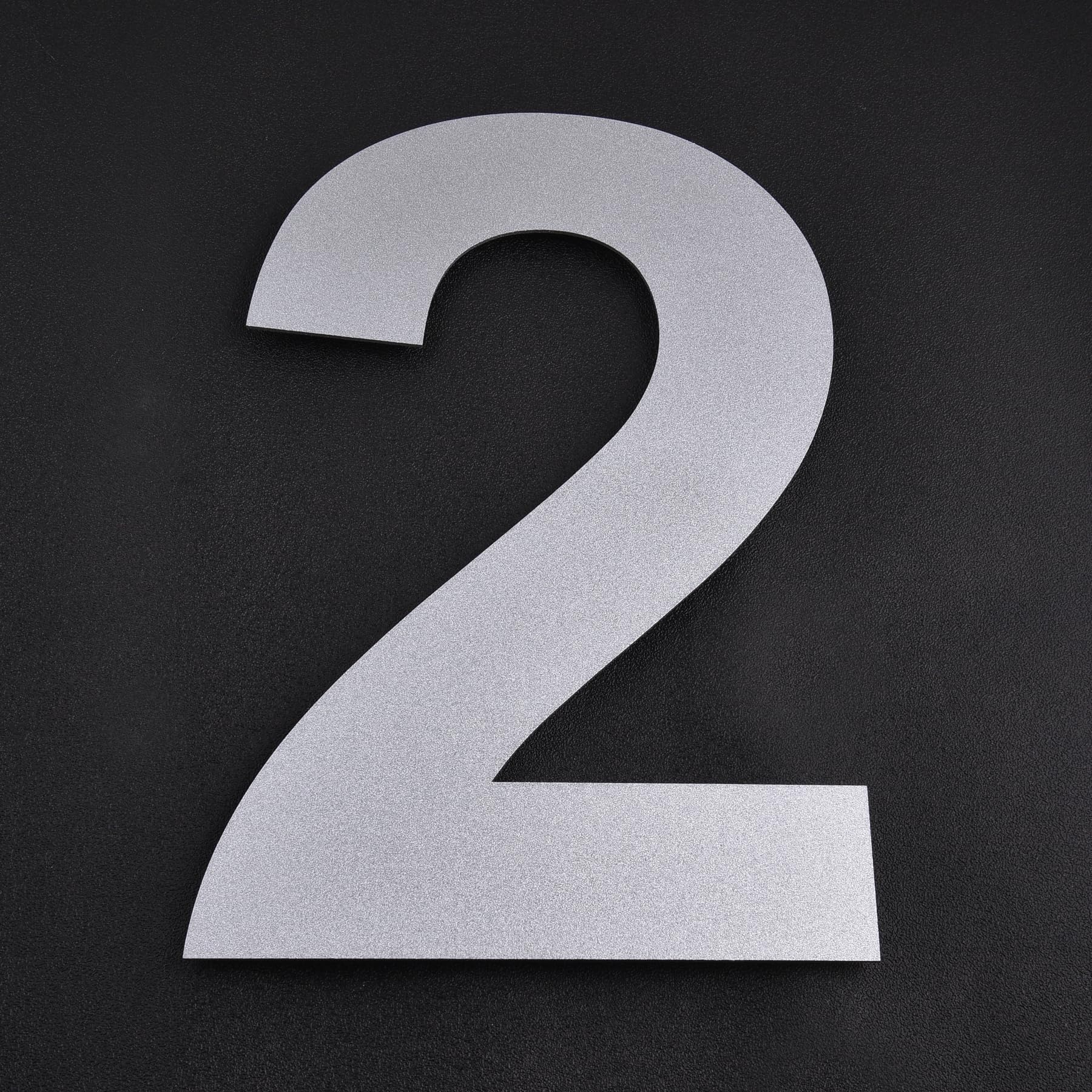 Amazon.com: BetLight 12 Inch High House Numbers for Outside - Silver ...