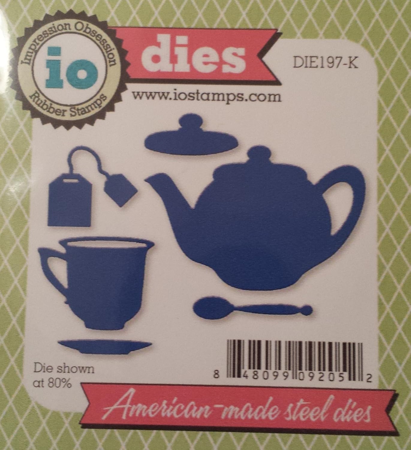 Amazon.com: Tea Set Steel Die for Scrapbooking (DIE197K)
