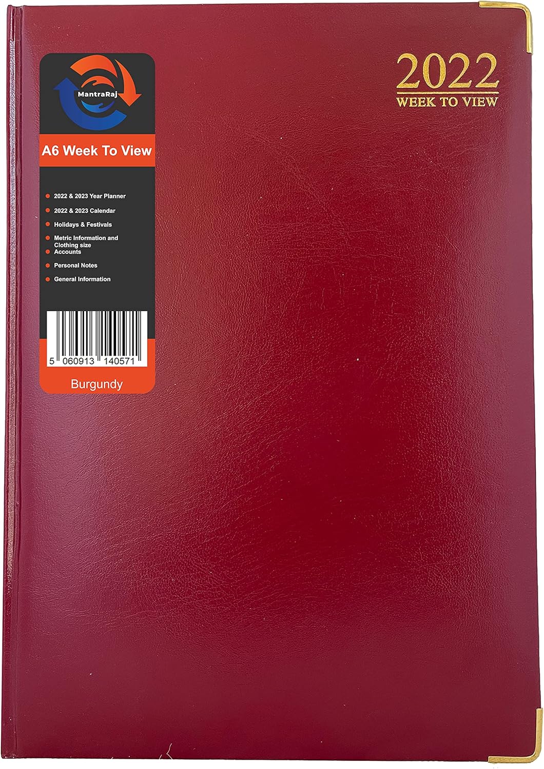 2023 A4 / A5 / A6 Day A Page DAP and Week To View WTV Diary Padded ...