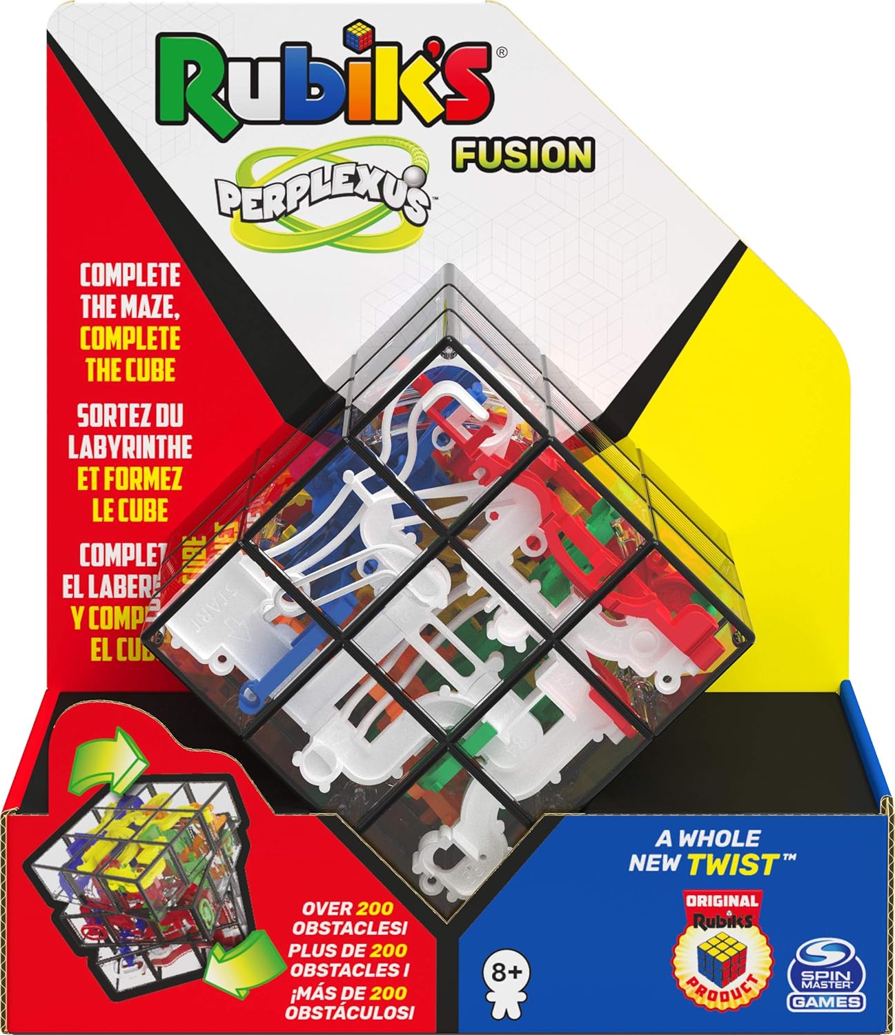Amazon.com: Rubik’s Perplexus Fusion 3 x 3, Challenging Puzzle Maze ...