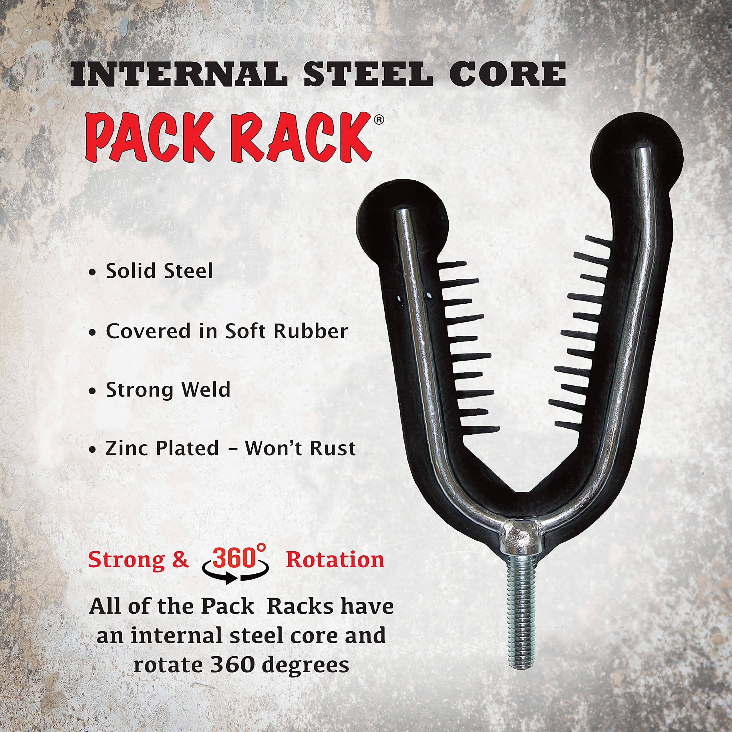 Buy All Rite Products Pack Rack Plus - Gun & Bow Rack for ATVs and ...