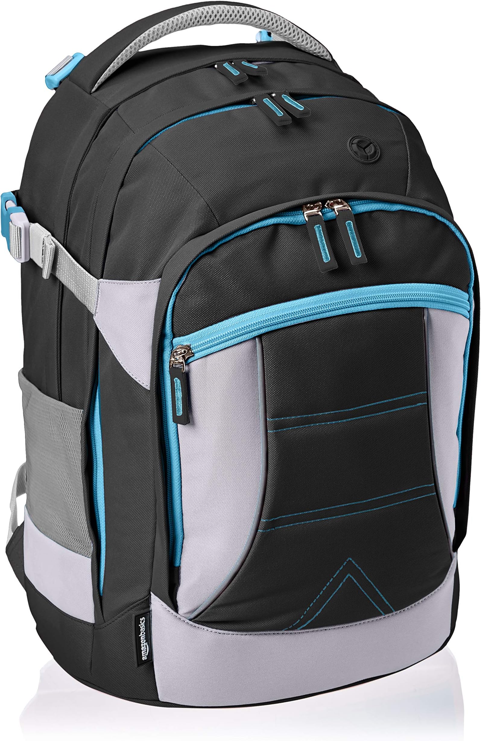 Amazon.com: Amazon Basics Ergonomic Backpack, Black : Clothing, Shoes ...