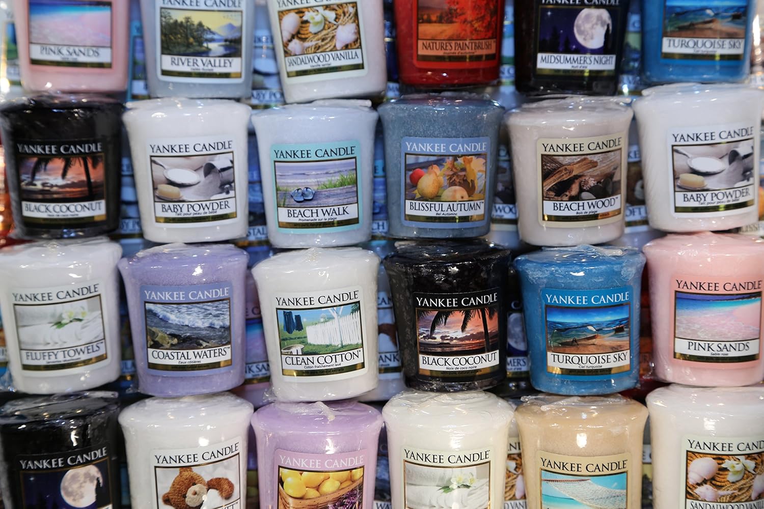 Yankee Candle FRESH Votive Samplers x10 MIXED : Amazon.co.uk: Home ...
