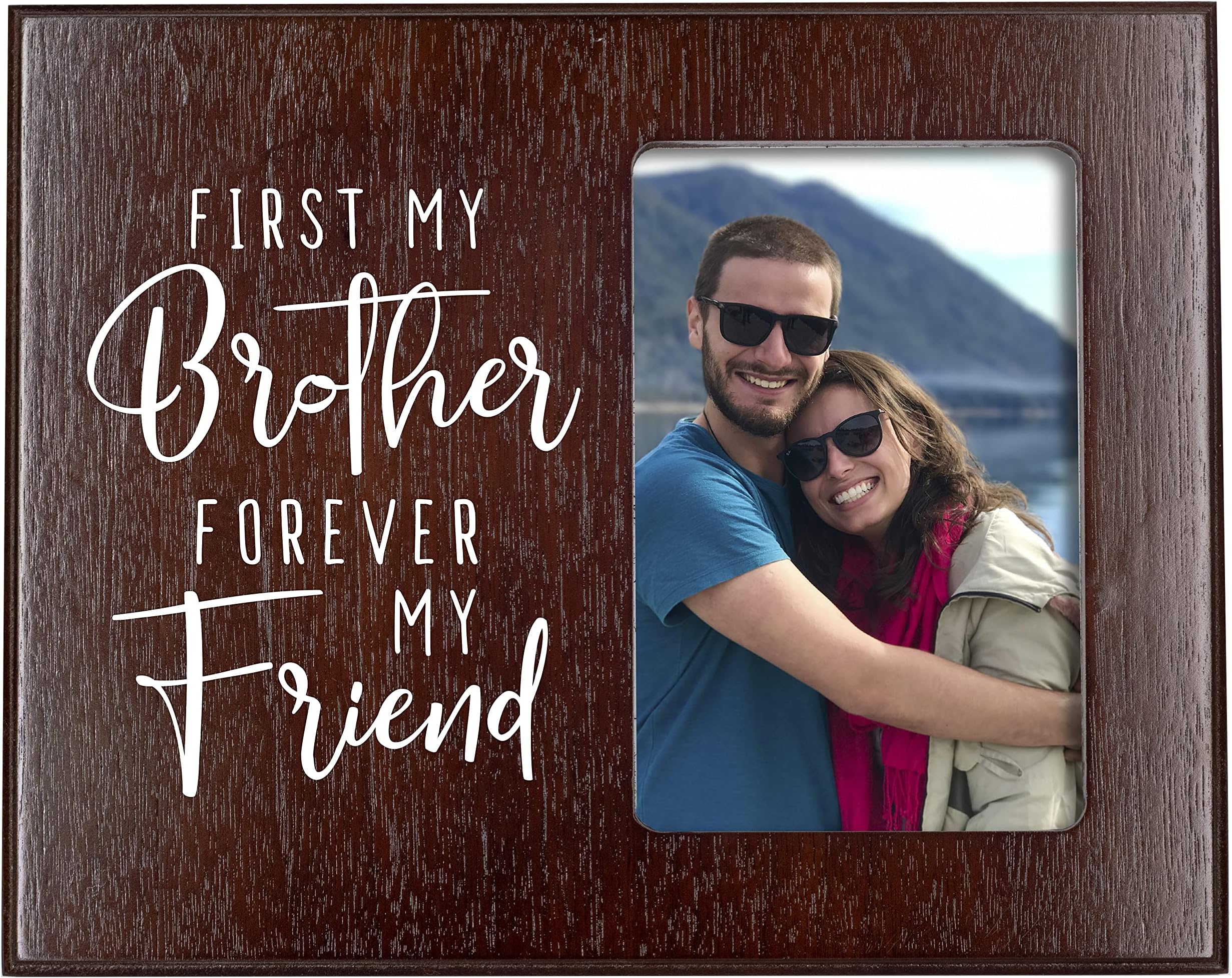 Amazon.com - Elegant Signs First My Brother Forever My Friend - Wood ...