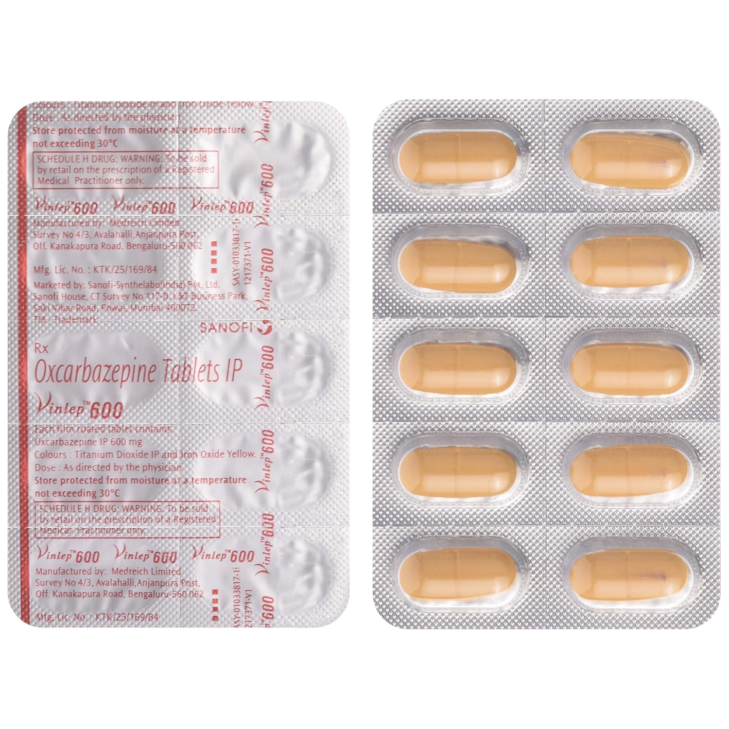 Vinlep 600 - Strip of 10 Tablets : Amazon.in: Health & Personal Care