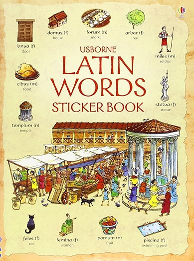 Latin Words Sticker Book (Usborne Sticker Book): Sheikh-Miller ...