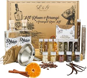L&G Kit Préparation et Infusion Rhum Arrangé