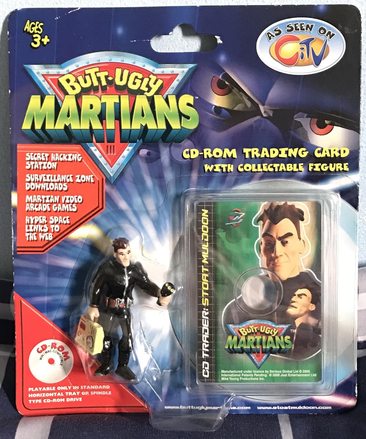 Butt-Ugly Martians Stoat Muldoon CD-Rom Trading Card & Collectible ...