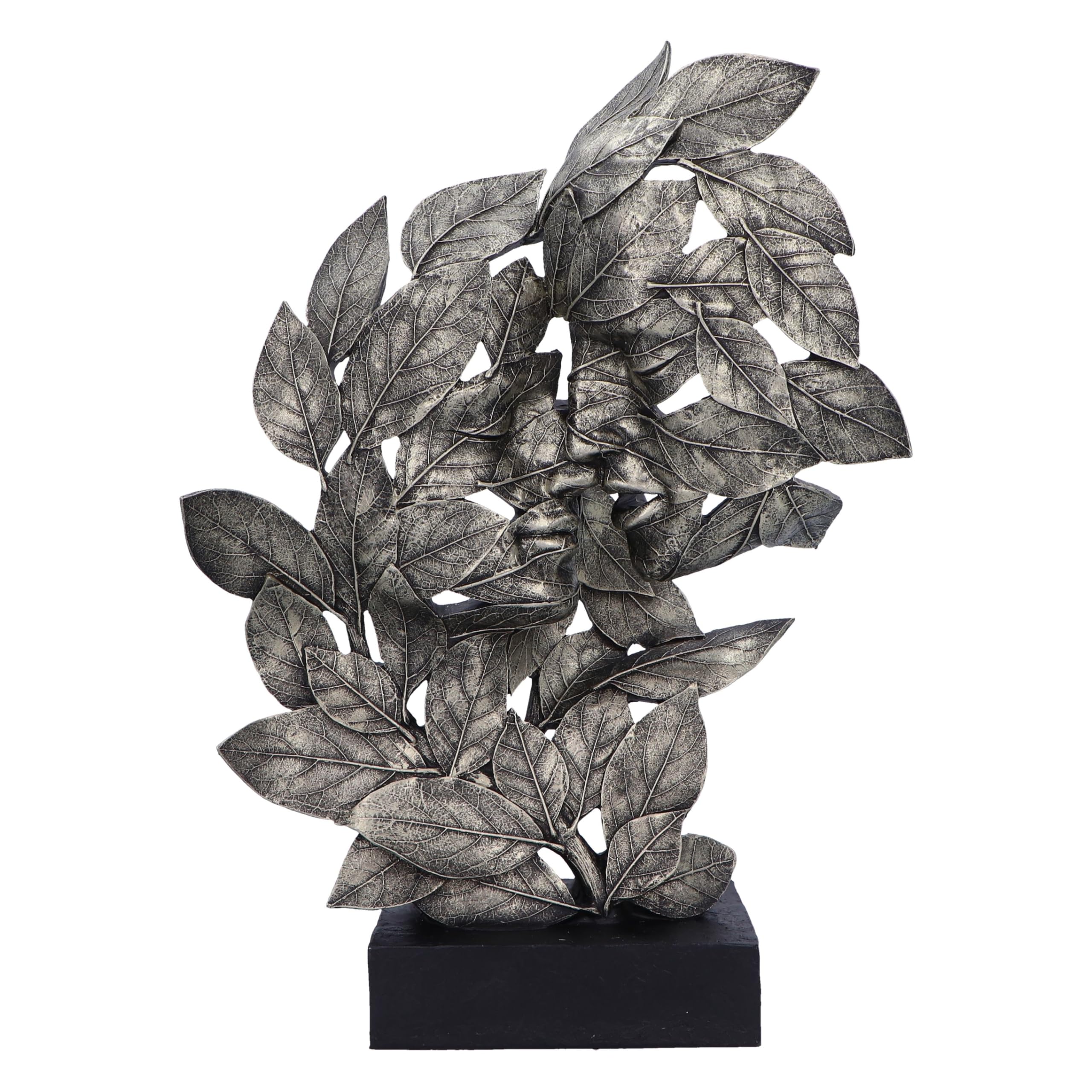 Nemesis Now Natural Emotion - Kiss 37cm, Resin, Silver, Kissing Couple ...
