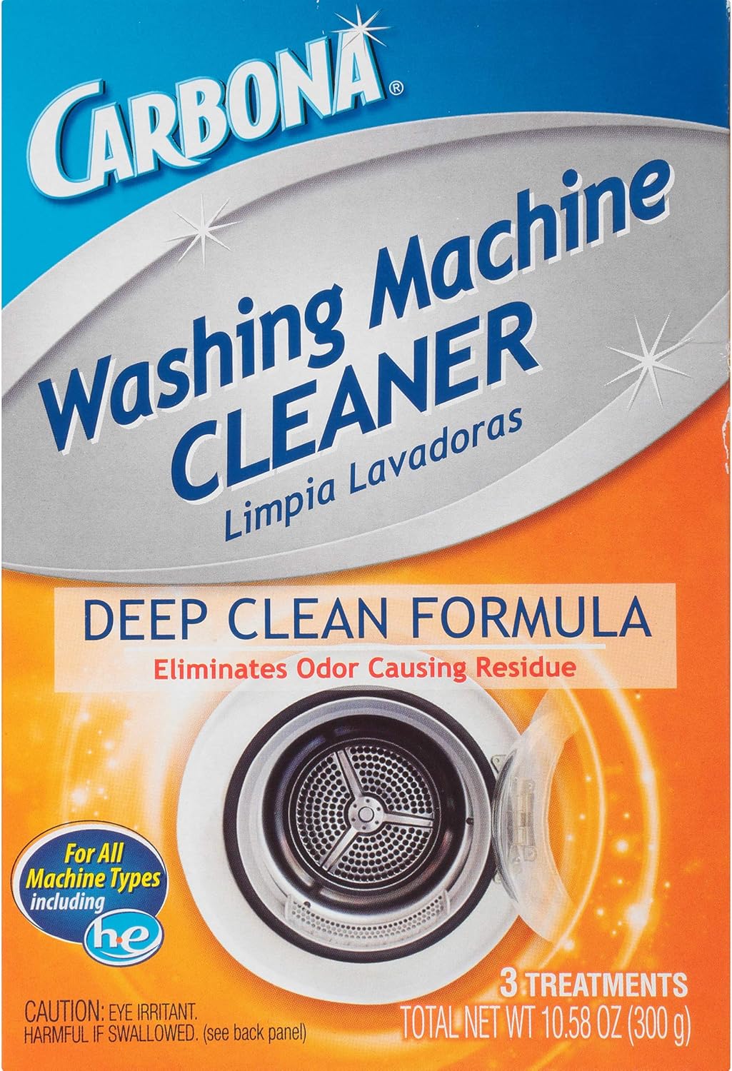 Amazon.com: Carbona® Washing Machine Cleaner | Eliminates Odor ...