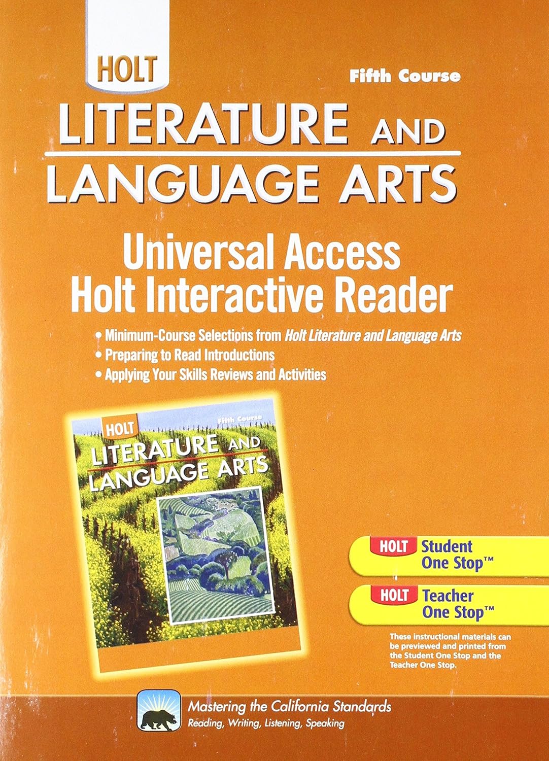 Holt Literature and Language Arts: Universal Access: Interactive Reader ...
