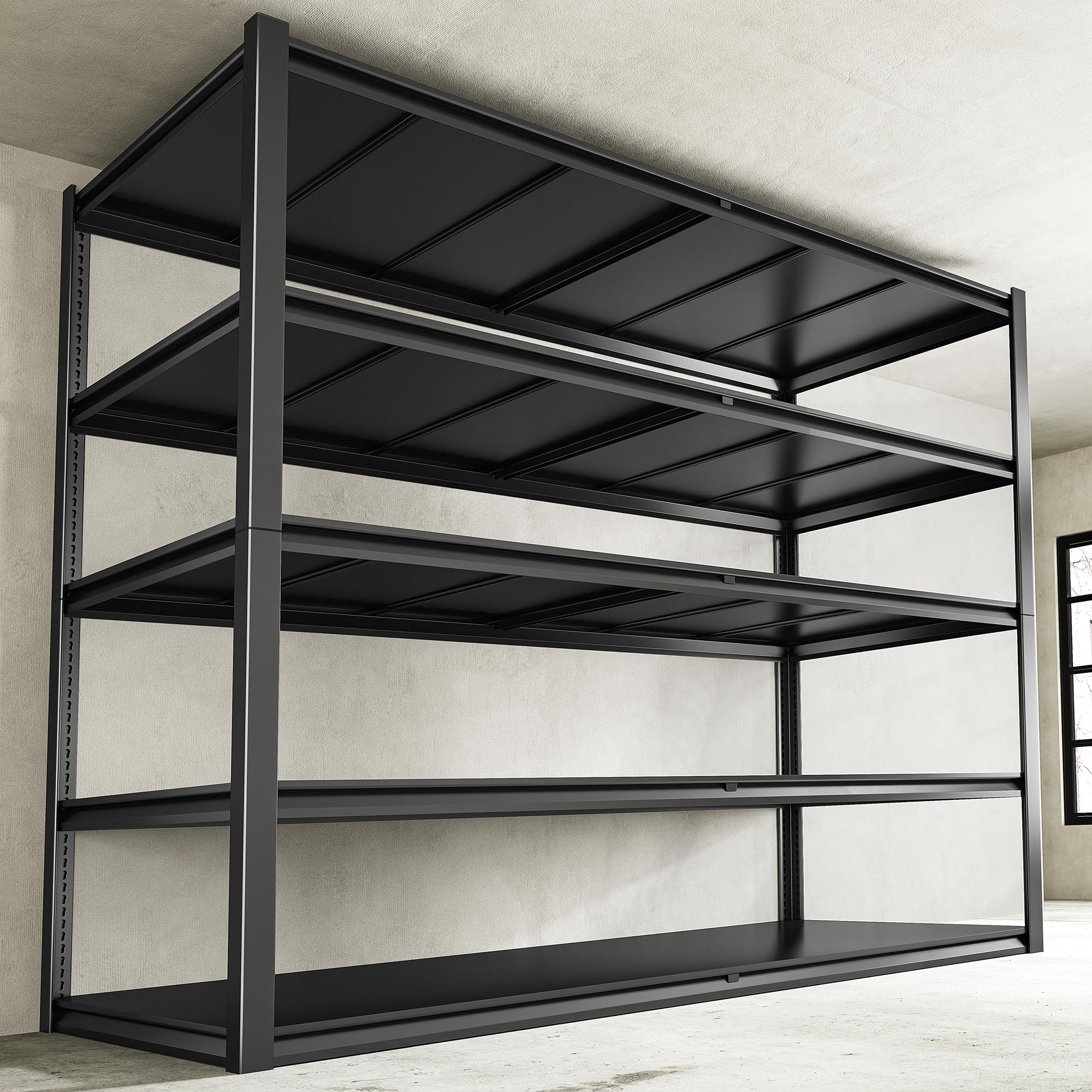 Amazon.com: PMKES 65" W Garage Shelving Heavy Duty, 6 Tier Garage ...