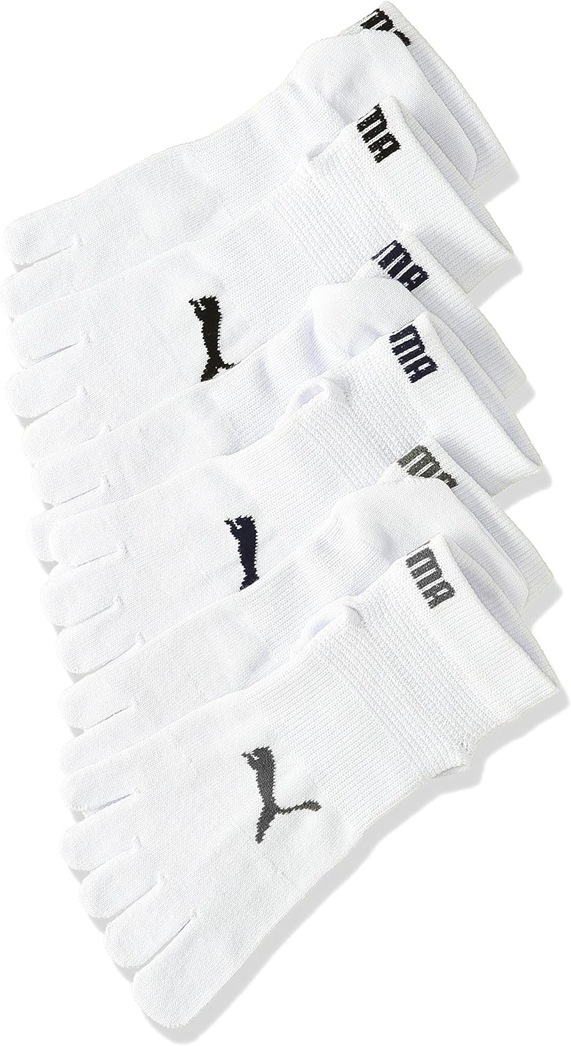 Amazon | [プーマ] 3足組 メンズ 5本指 スニーカーソックス スポーツ用高機能靴下 2822644 01 ミックス01 25 ...