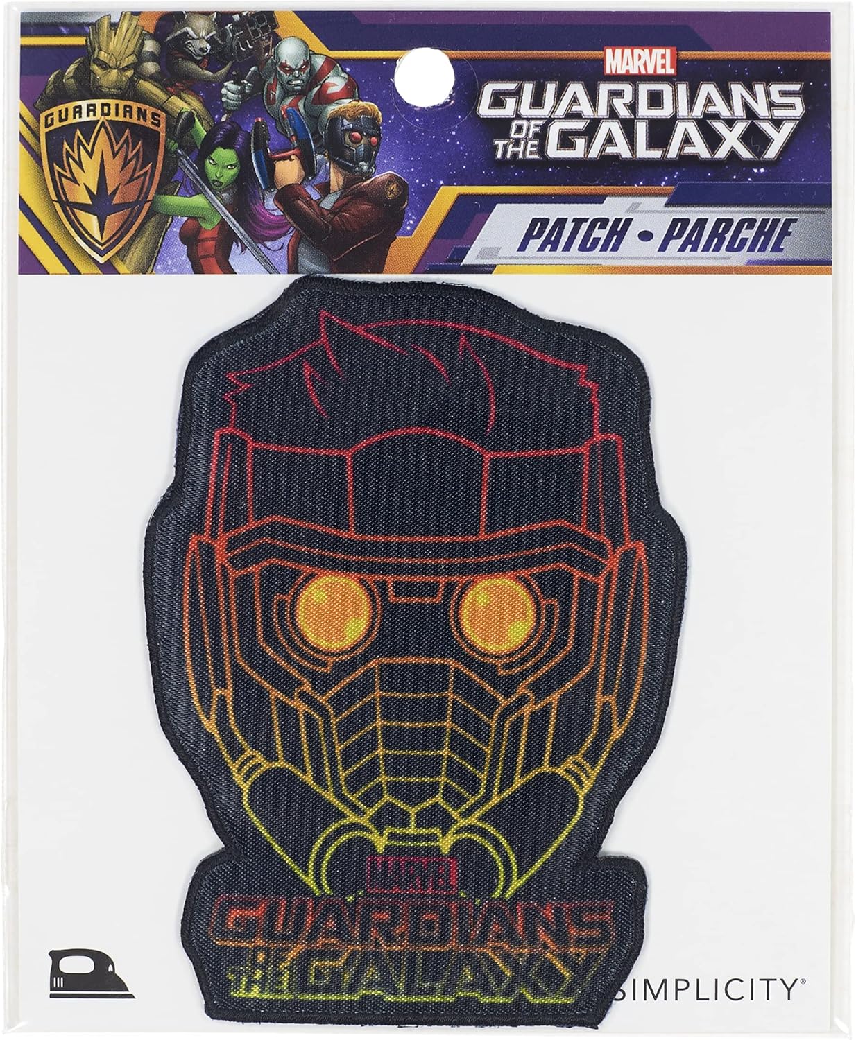 Amazon.com: Simplicity Marvel Guardians of The Galaxy Starlord Applique ...