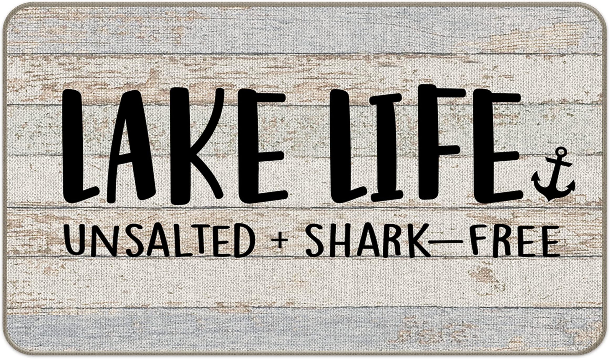 Amazon.com: Lake Life Anchor Unsalted + Shark - Free Sailor Nautical ...