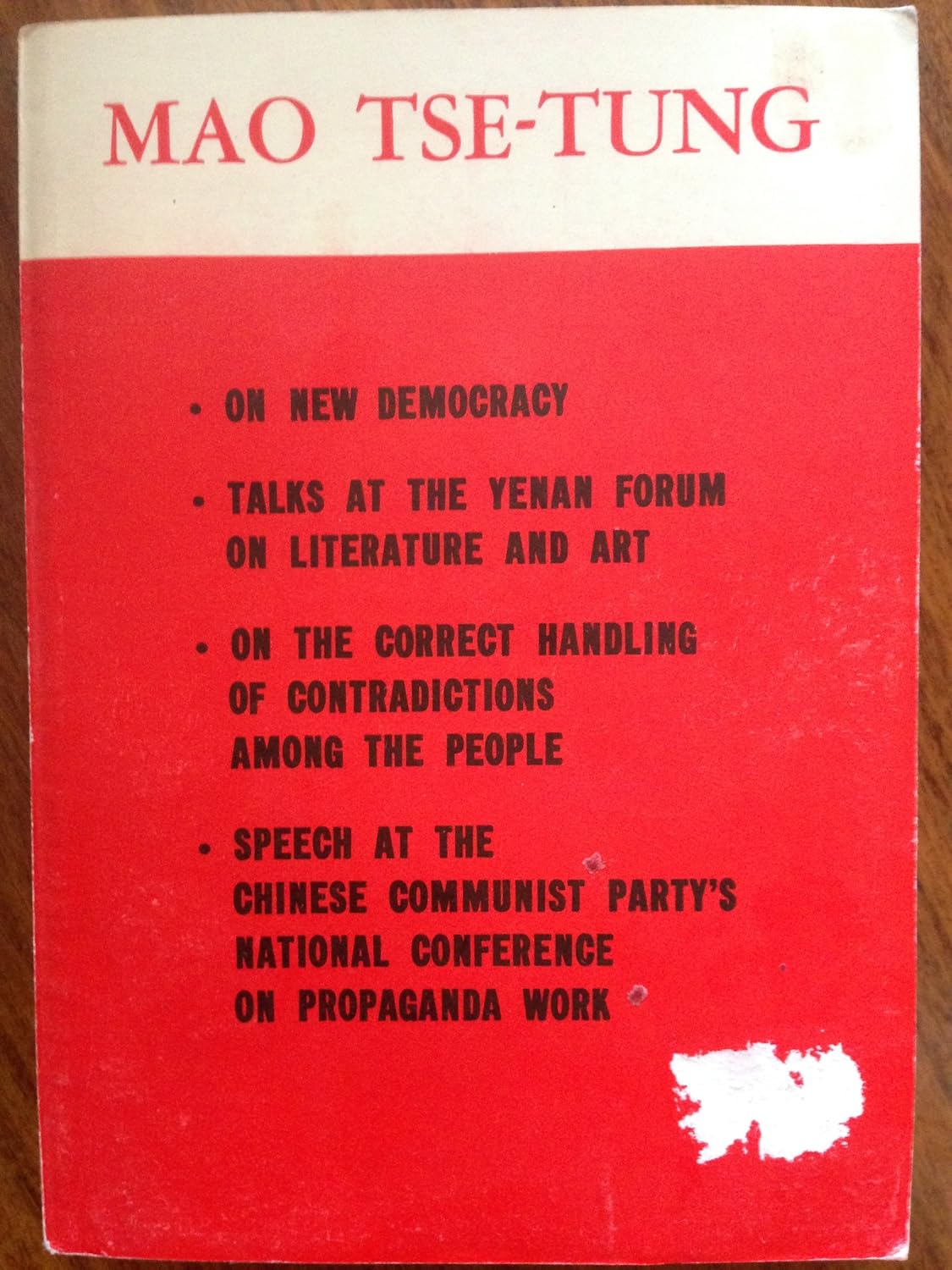 On New Democracy : Talks At the Yenan Forum on Literature and Art : on ...