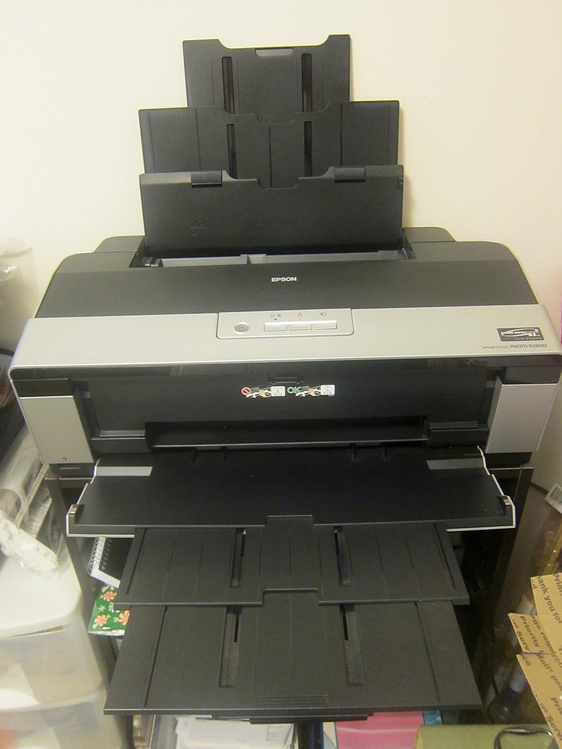 Amazon.com: Epson Stylus Photo R2880 Wide-Format Color Inkjet Printer ...