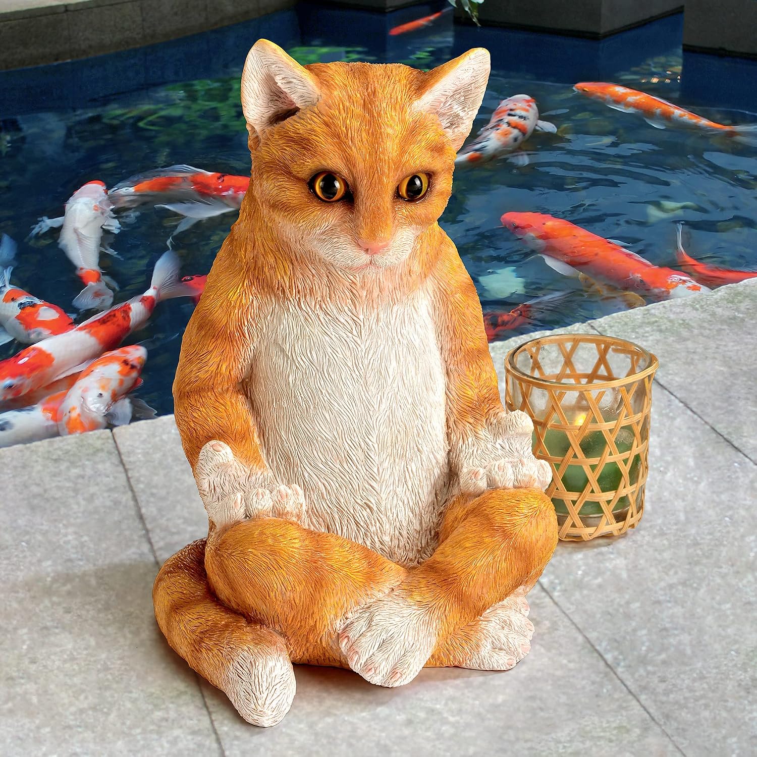 Design Toscano Estatua de gato meditando Zen Kitty – Yaxa Guatemala