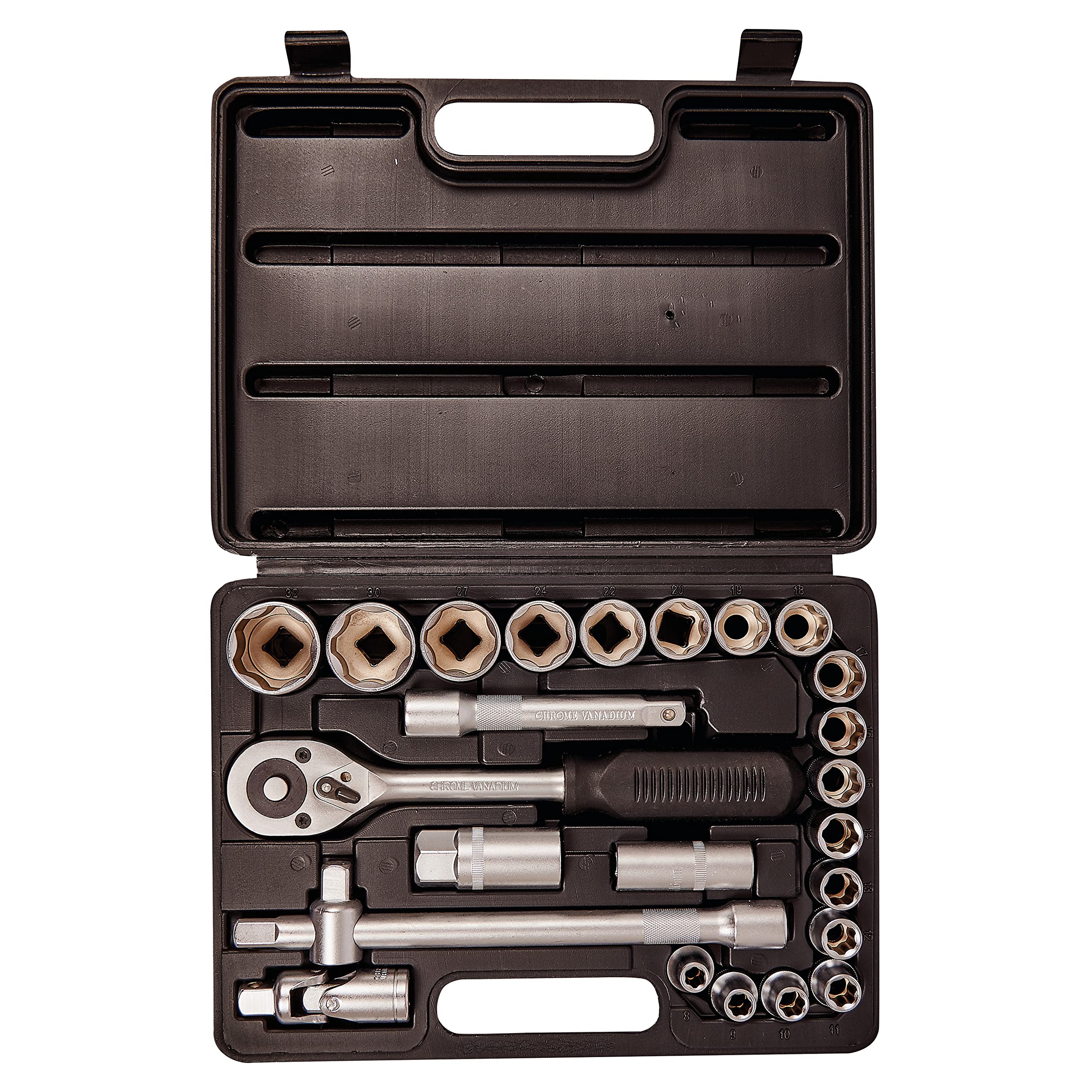 Amtech - Ratchet Driver Socket Set, DIY at Home, Easy to Use, Ideal for ...