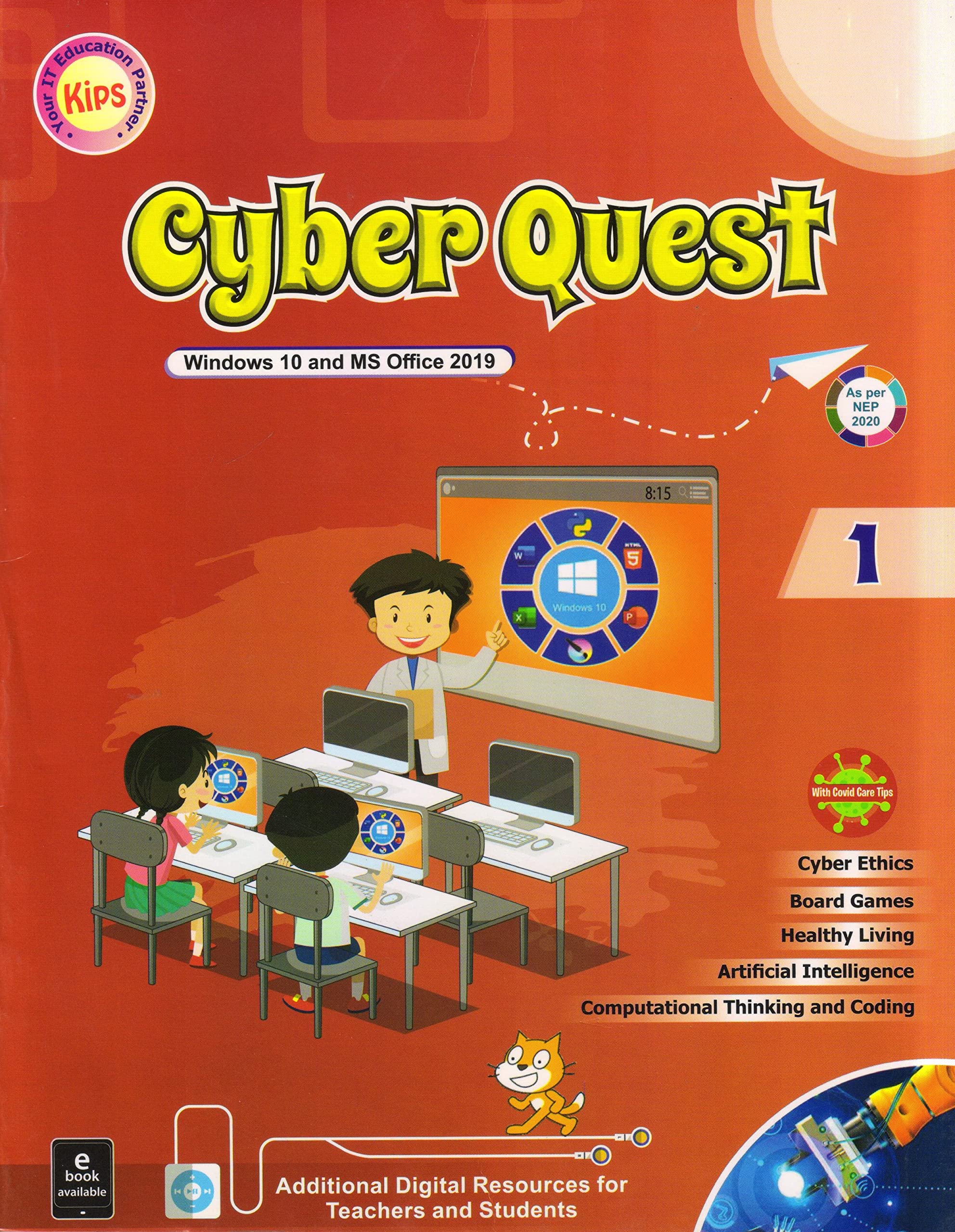 Kips Cyber Quest Class 1 Windows 10 And Ms Office | Desertcart Sri Lanka