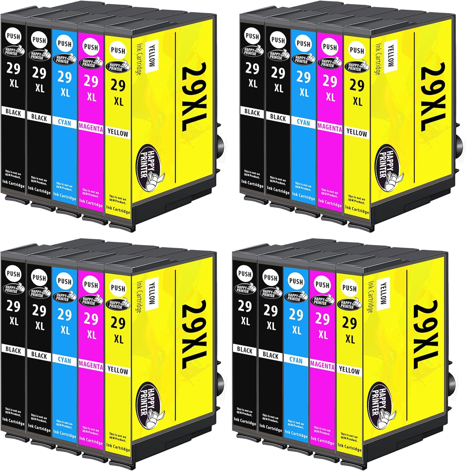 Happy Printer 20 XL Ink cartridges compatible with Epson 29XL for XP235 ...