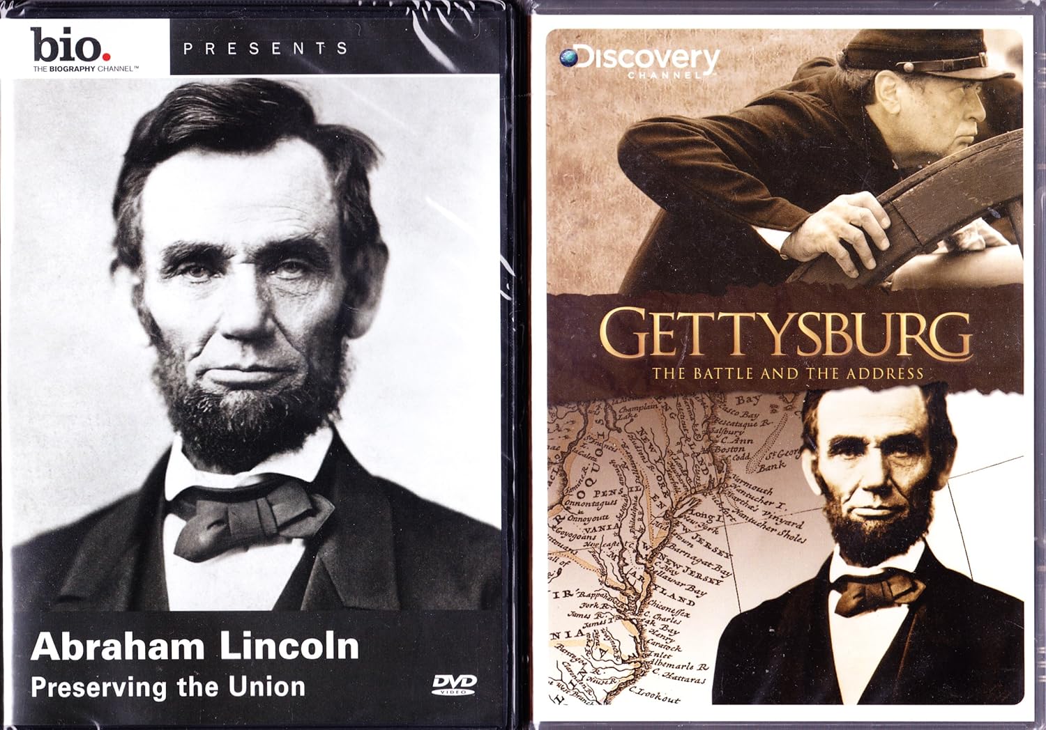 Amazon.com: Biography Abraham Lincoln , Gettysburg : The Battle and the ...