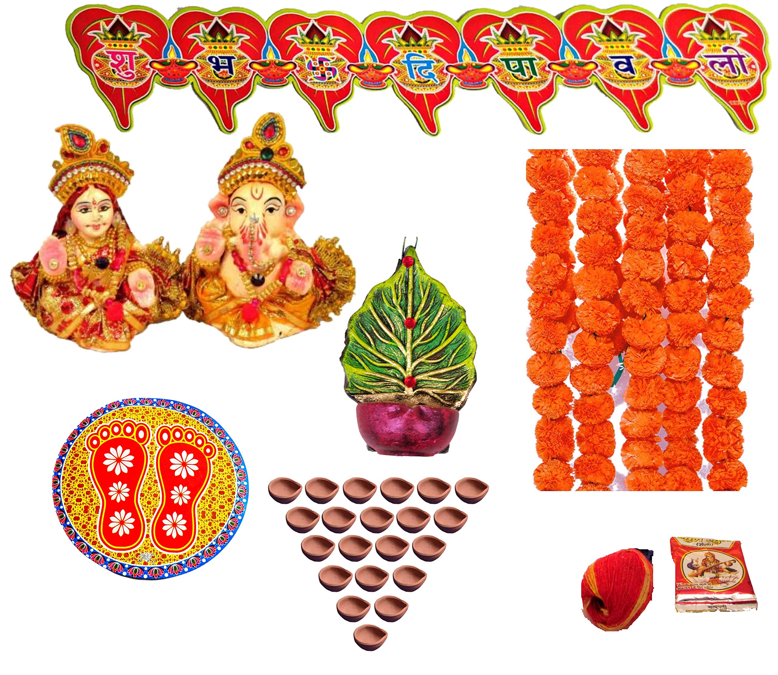 Buy Suninow Diwali Pooja Kit with laxmi Ganesh murti | Diwali puja ...