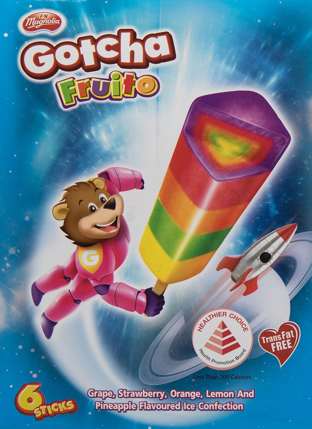 Magnolia Gotcha Fruito Multipack Ice Cream, 6x60ml - Frozen : Amazon.sg ...