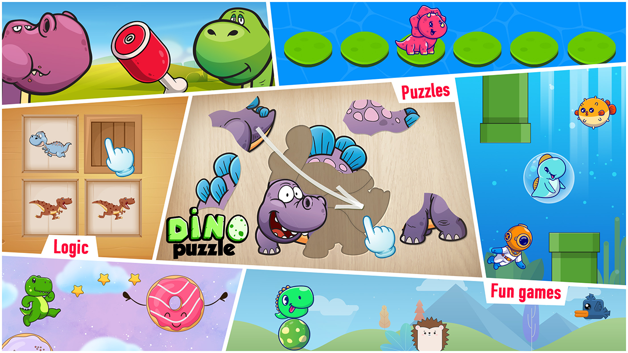 Dino puzzle & Dinosaur games for kids - App on Amazon Appstore