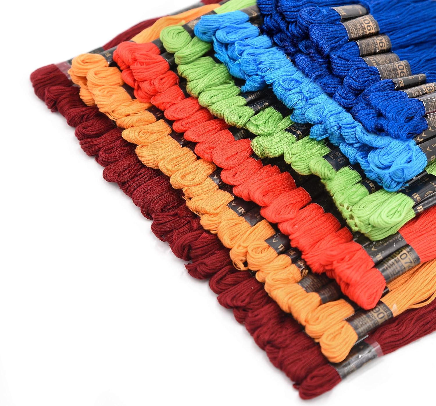 iCraft Hand Embroidered Cotton Thread Skeins Set for Craft & Projects ...