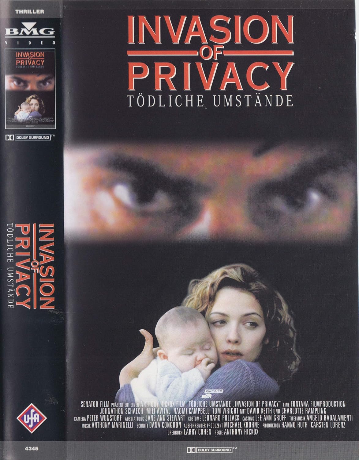 Amazon.com: Invasion of Privacy [VHS] : Mili Avital, Johnathon Schaech ...