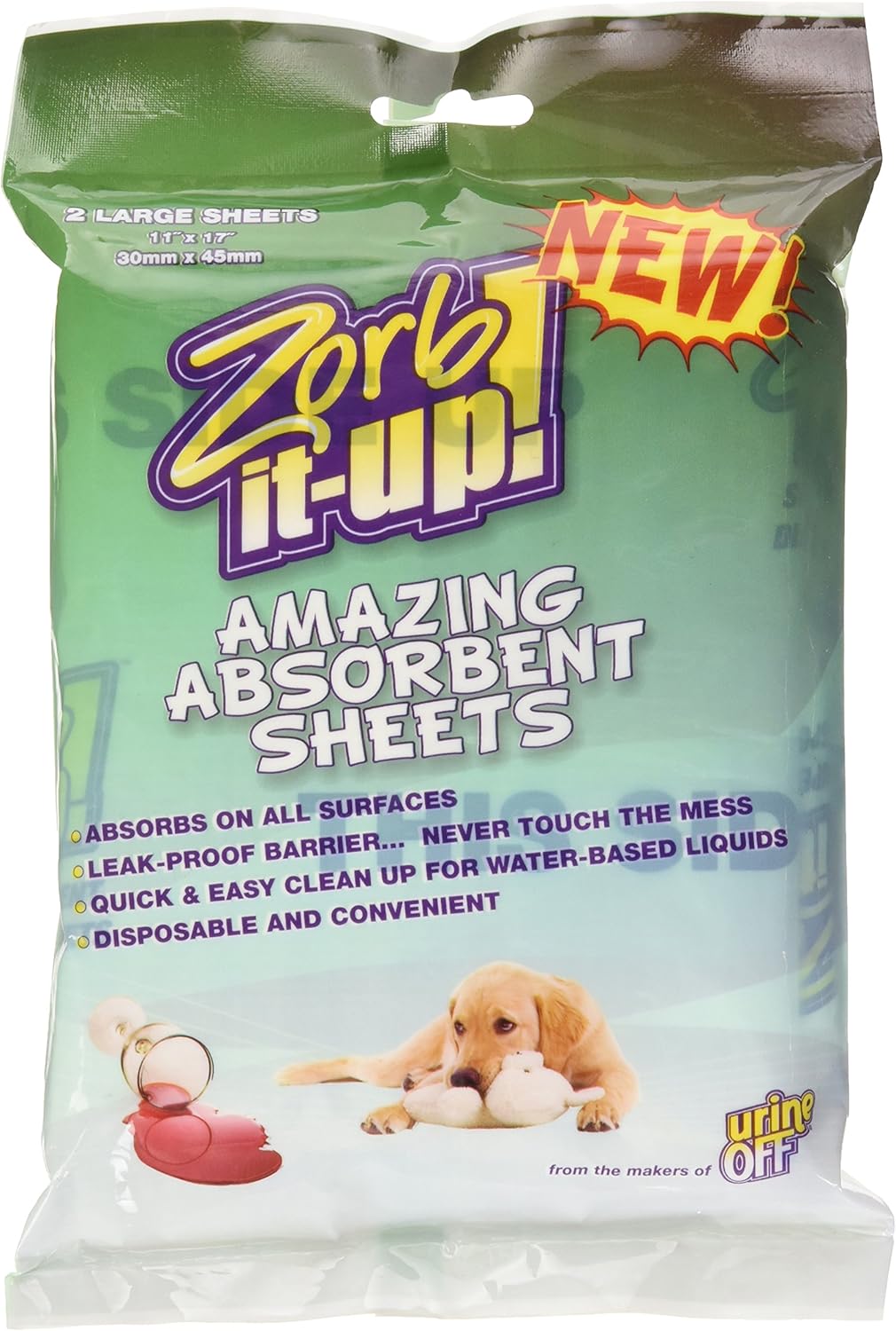 Urine Off 2 Count Zorb it-up Sheets for Pet Odor : Amazon.ca: Pet Supplies