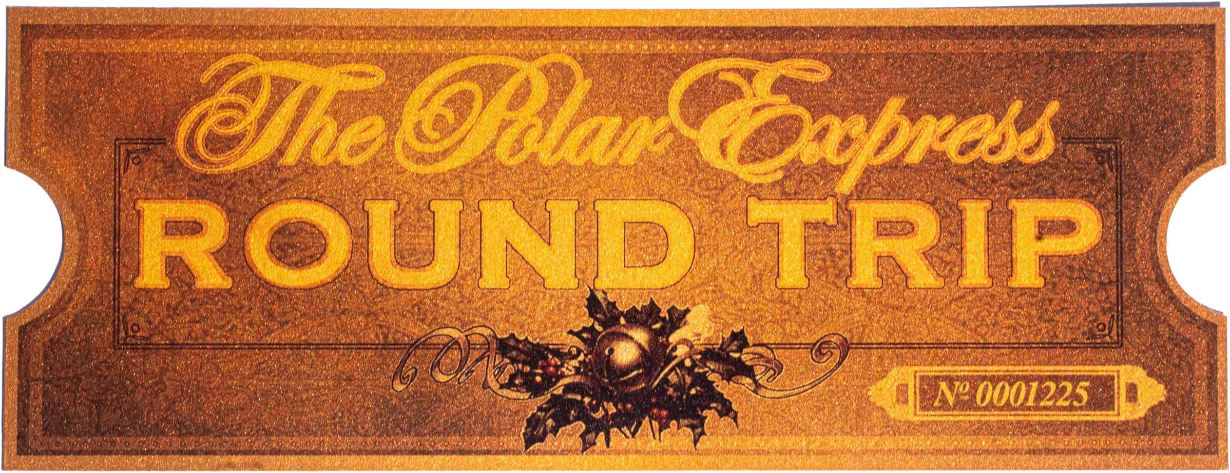 Amazon.com: Polar Express 'Believe' Original Size Hole Punched Round ...