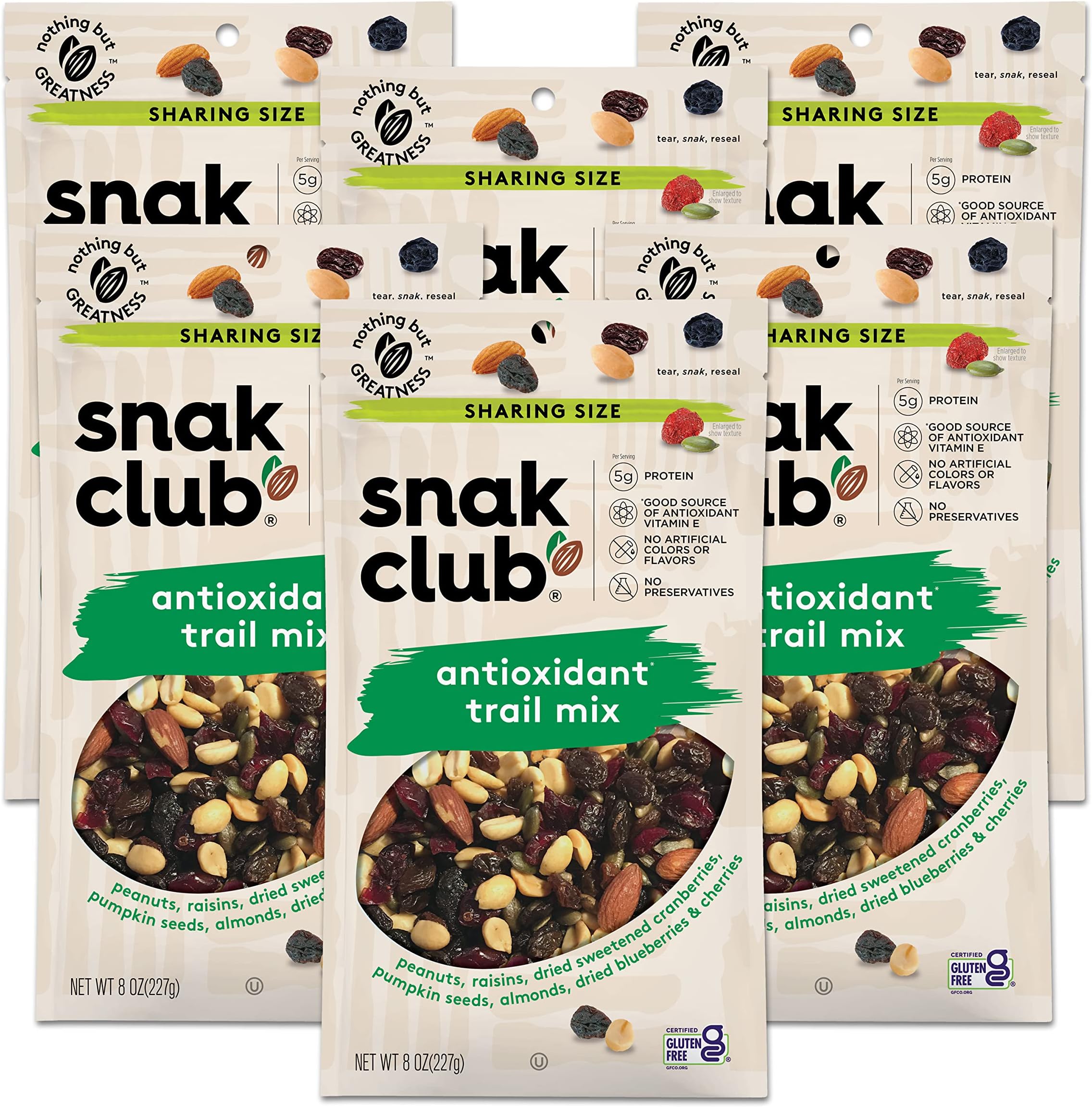 Amazon.com: Snak Club Sweet & Salty Trail Mix, Family Size, 14 Ounce ...