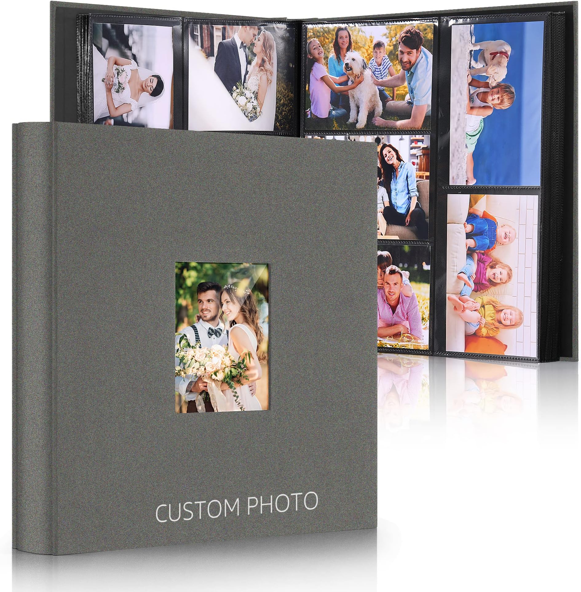Arpan 6x4" Plain Photo Album with 200 Pockets (Blue) : Amazon.co.uk ...