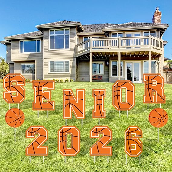 Amazon.com: Vercraft 12 Pcs Basketball Yard Signs 2026 Senior Night ...