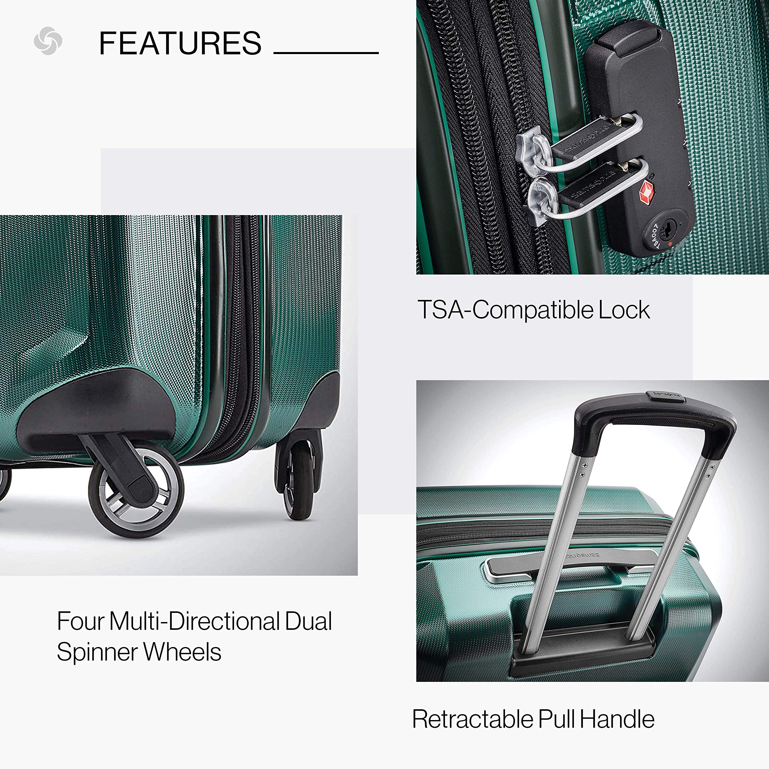 Snapklik.com : Samsonite Winfield 3 DLX Hardside Expandable Luggage