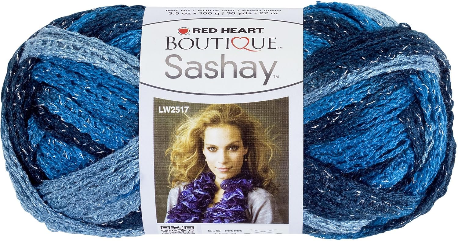 Amazon.com: RED HEART Boutique Sashay Yarn, Jive