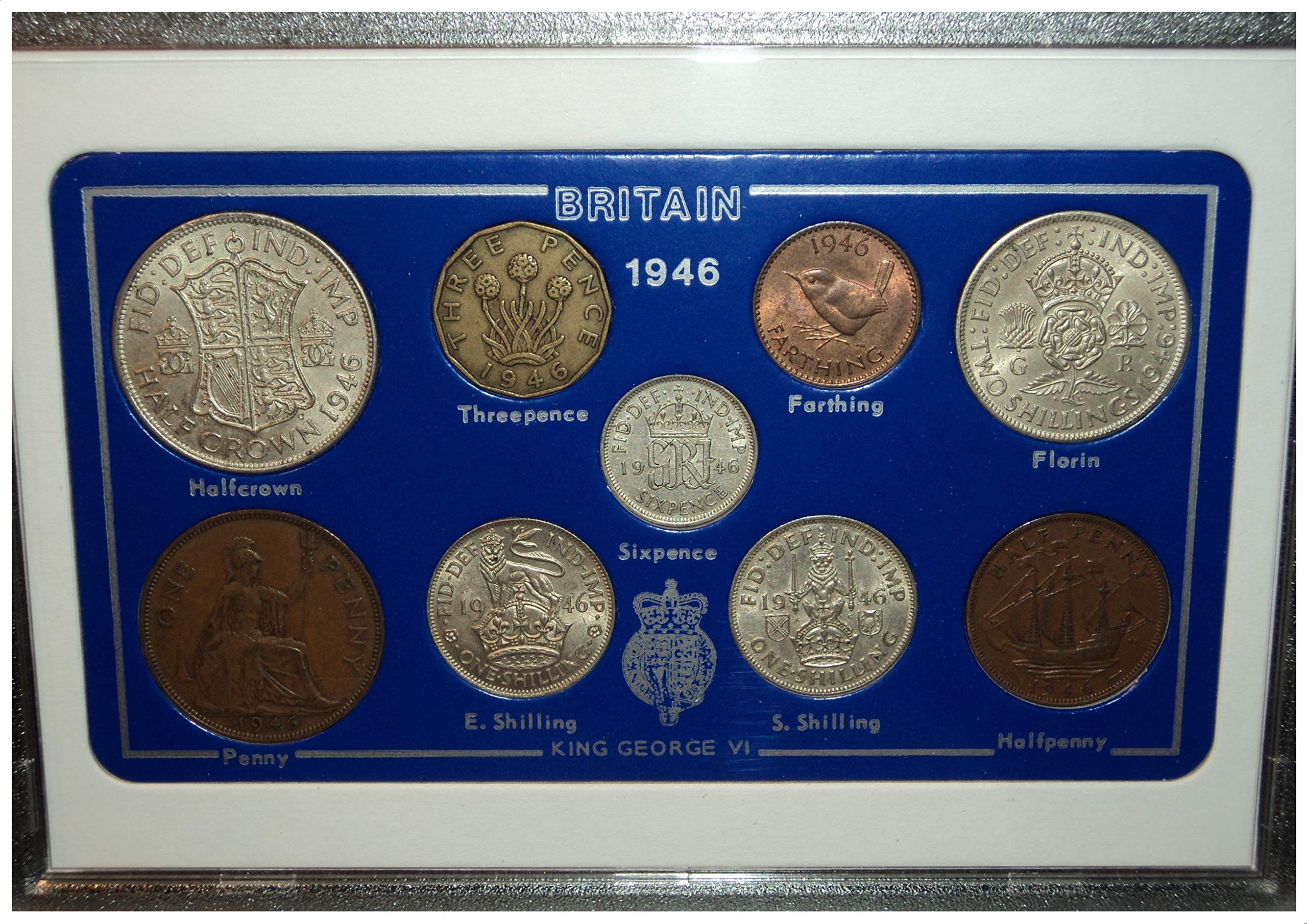 1946 British Coin Gift Set (Retro 78th Birthday Year of Birth Present ...