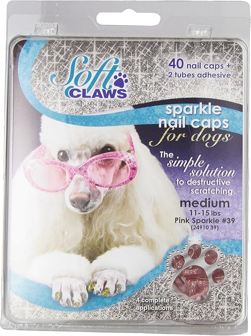 Amazon.com : Canine Soft Claws Dog and Cat Nail Caps Take Home Kit ...