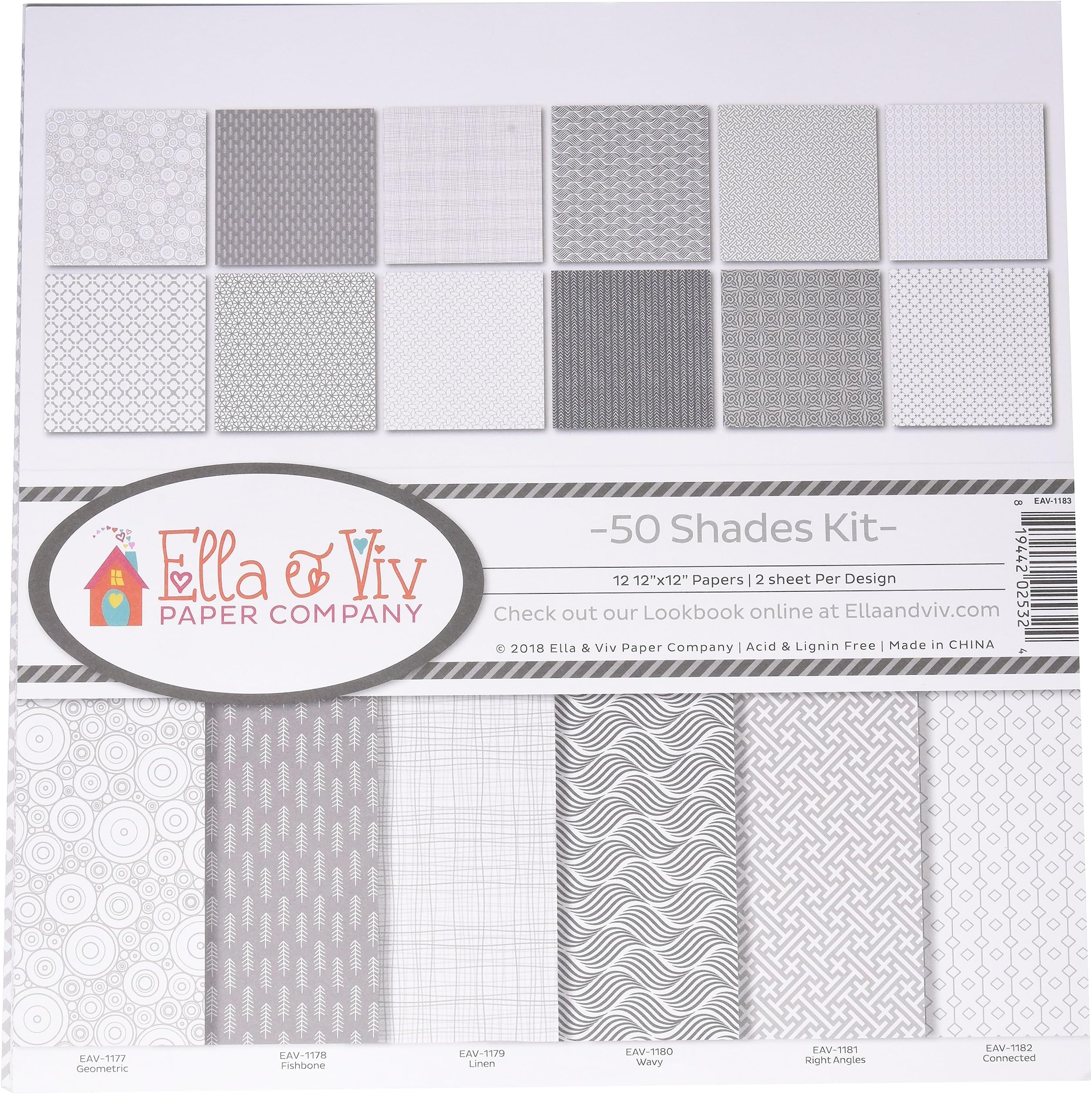 Amazon.com: Ella & Viv by Reminisce (ELLLX) 50 Shades Scrapbook ...