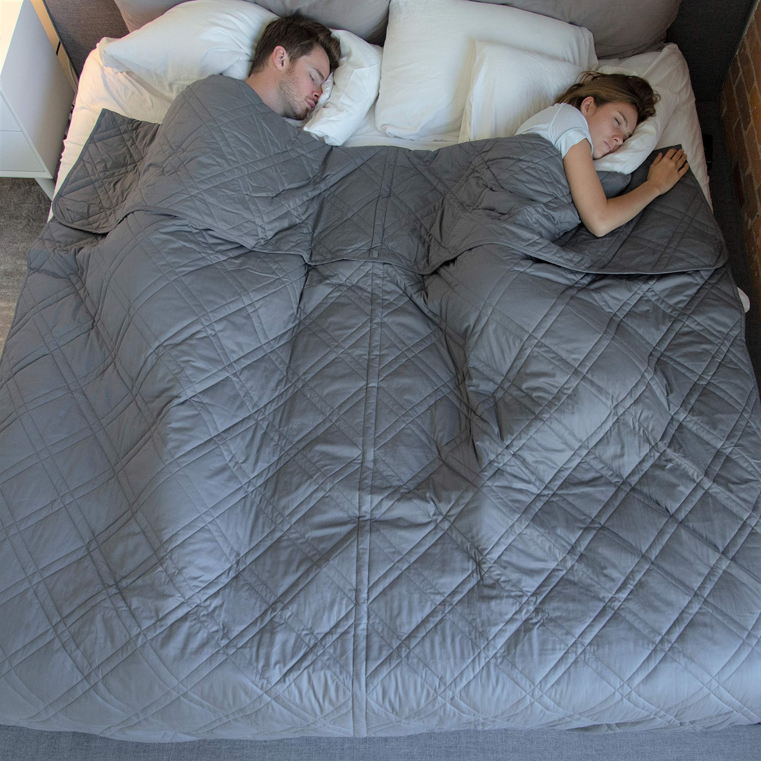 Amazon.com: TWOVET Dual Zone Couples Comforter - Warm (Thick) Side ...