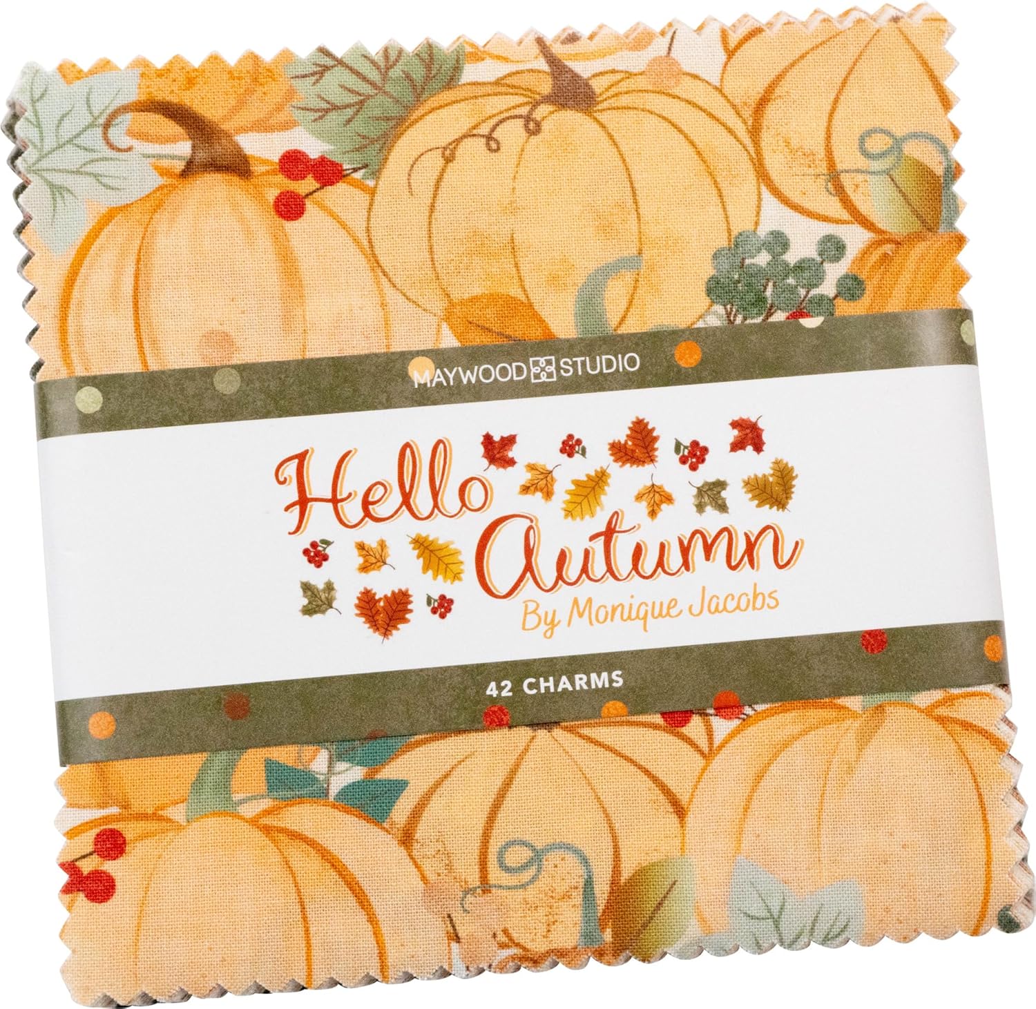 Amazon.com: Monique Jacobs Hello Autumn Charm Pack 42 5-inch Squares ...