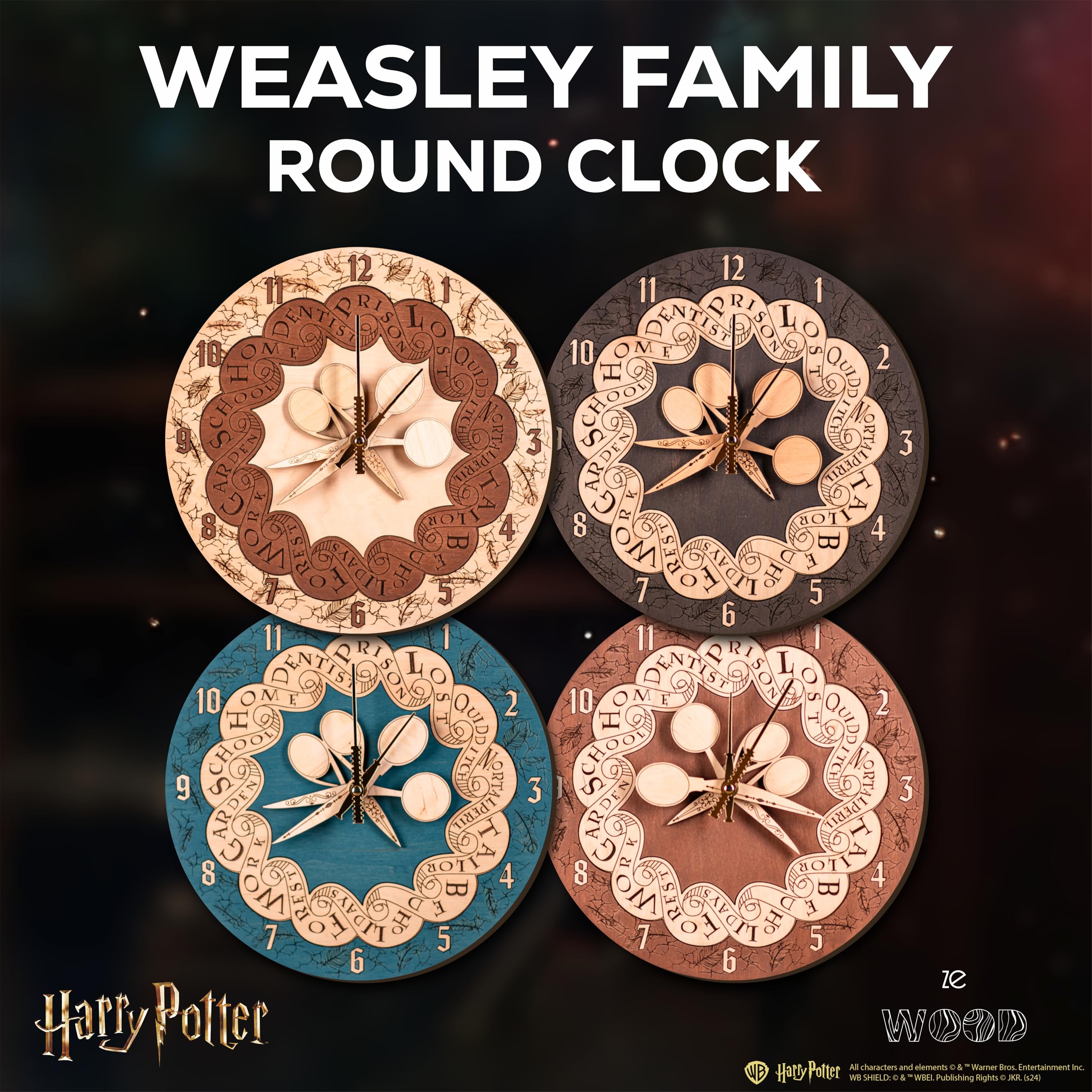 Weasley Family Clock Weasley Whereabouts Clock: An IoT Family Location
