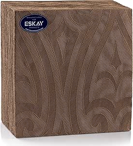 Amazon.com: Chestnut Dinner Extra Heavy Paper Napkins - 8"x 8 ...