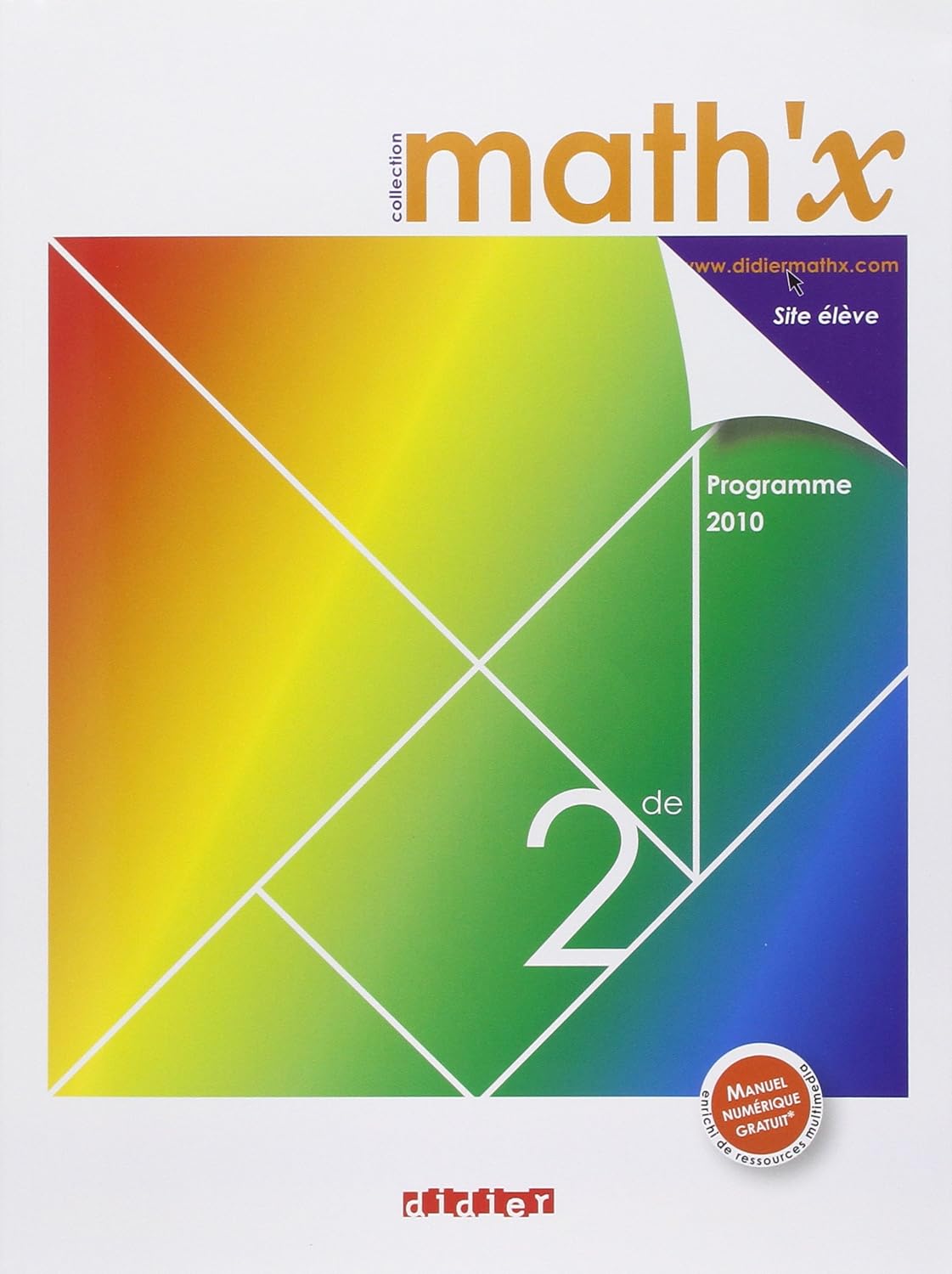 Amazon.fr - Math'x 2e 2010 - Chesné, Jean-François, Le Yaouanq, Marie ...