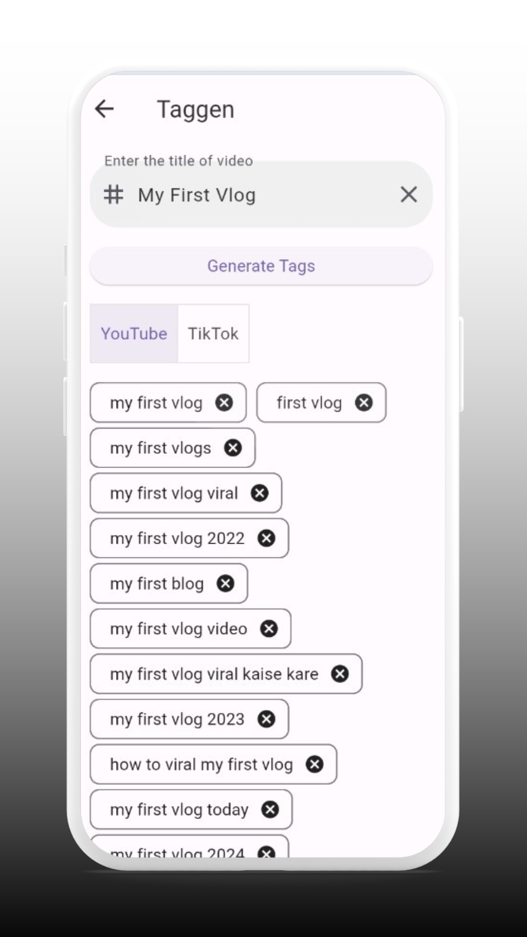 Taggen: Tag Generator for YouTube & TikTok - App on Amazon Appstore