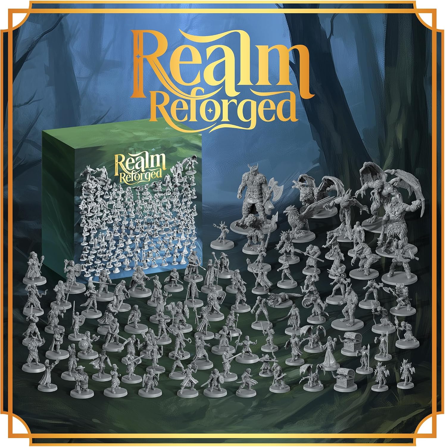 Amazon.com: The Realm Set - Grey Version - 195 minis - Heroes, Monsters ...