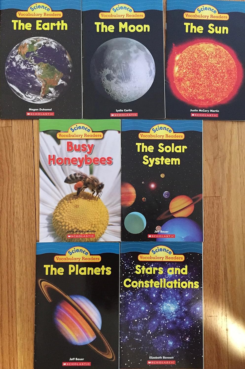 Science Vocabulary Readers 7-Book Set: “The Sun”, “The Moon”, The Earth ...